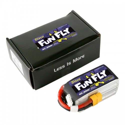 TATTU FUNFLY SERIES 1550 mha 148V 100C 4S1P WITH XT60 - TAA15504S10X6 ...