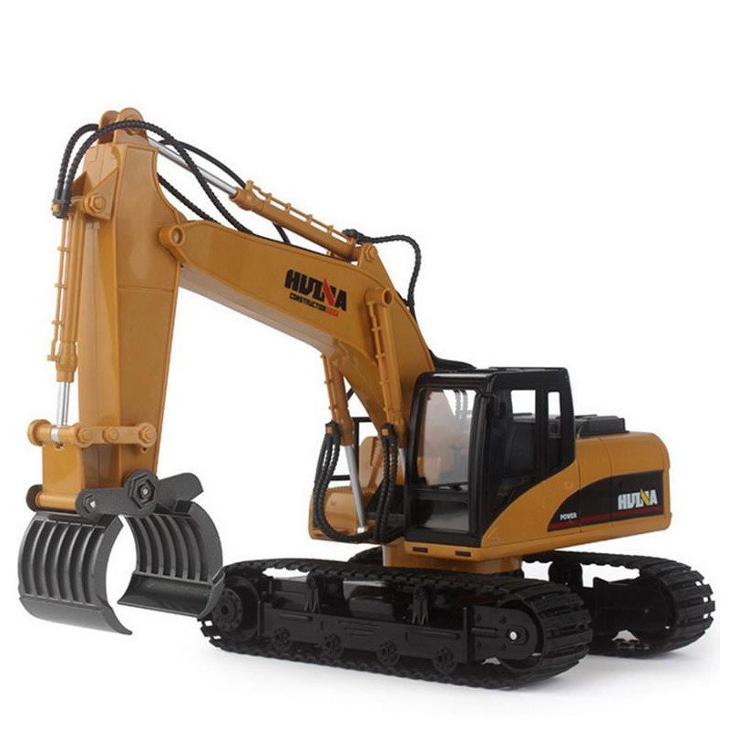 EXCAVADORA HUINA 1570 114 PINZA Y BRAZO METALICOS 24GHZ 1000013