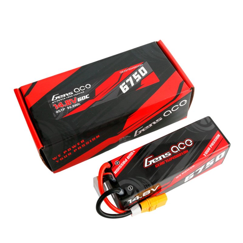GENS ACE 8200 mAh 148V 60C 4S1P HC WITH XT90-GEA67504S60X9H 1000036